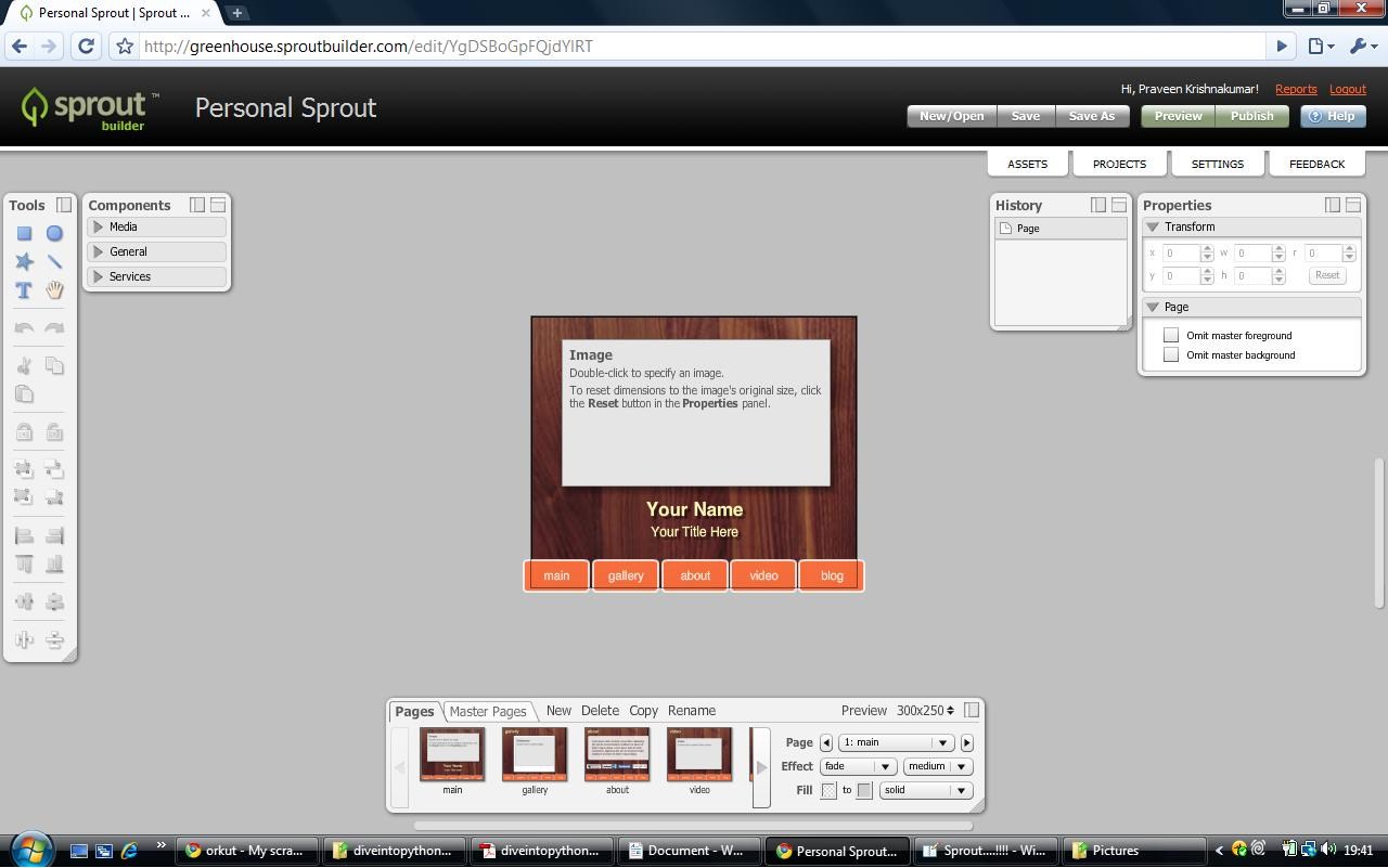 Create your digital identity with Sprout!