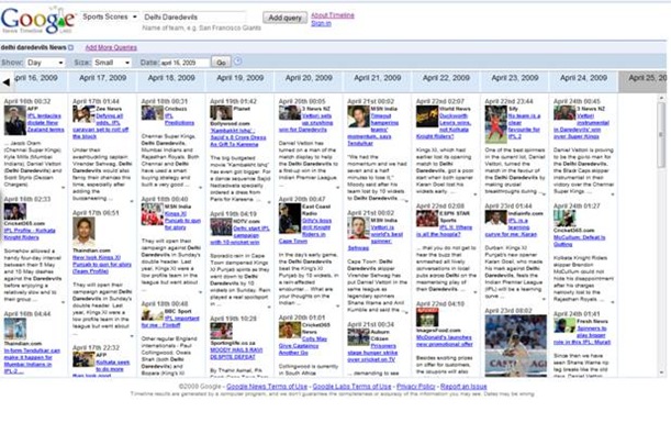 Google News gets a Timeline Uplift in Labs