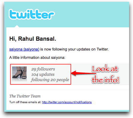 Twitter Improved Email Notifications